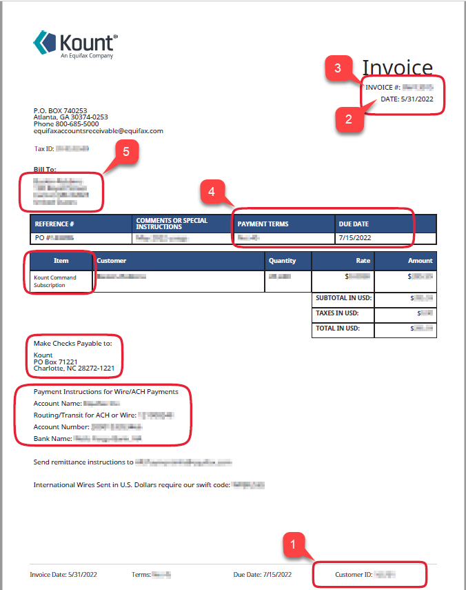 Kount Invoice Comparison – Kount