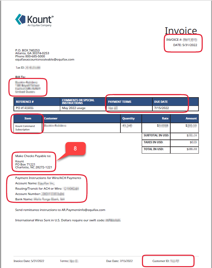 Kount Invoice Comparison – Kount