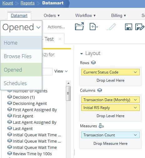 How to Create and Manage Datamart Report – Kount